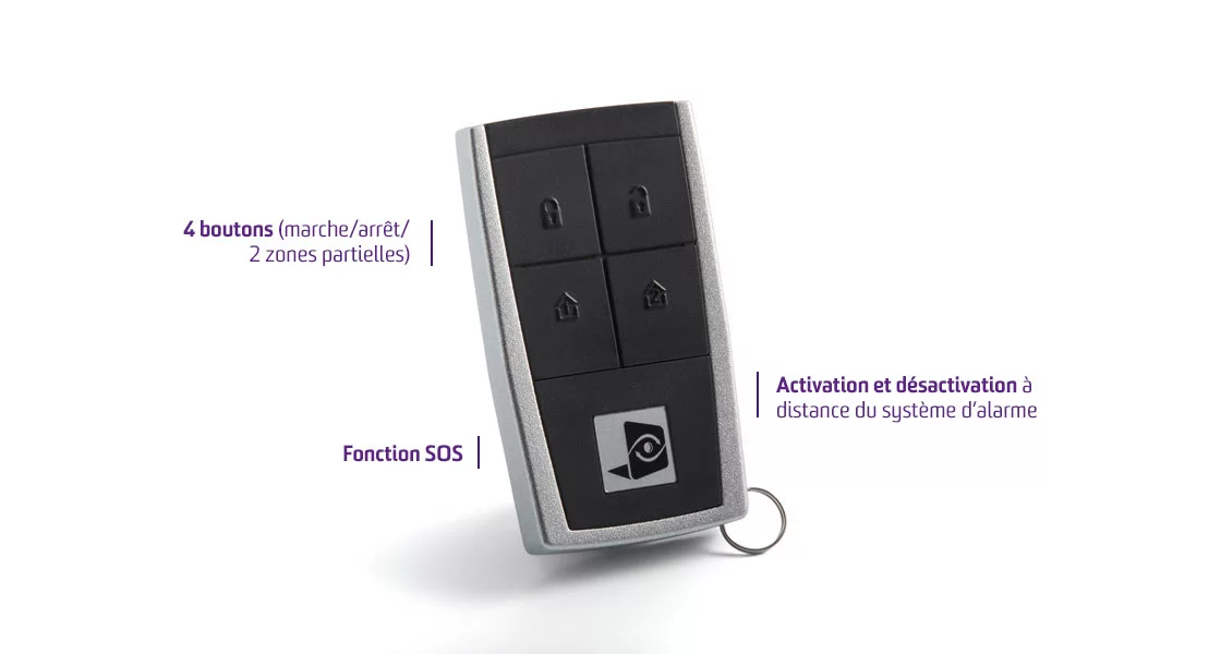 Télécommande alarme maison | Nexecur